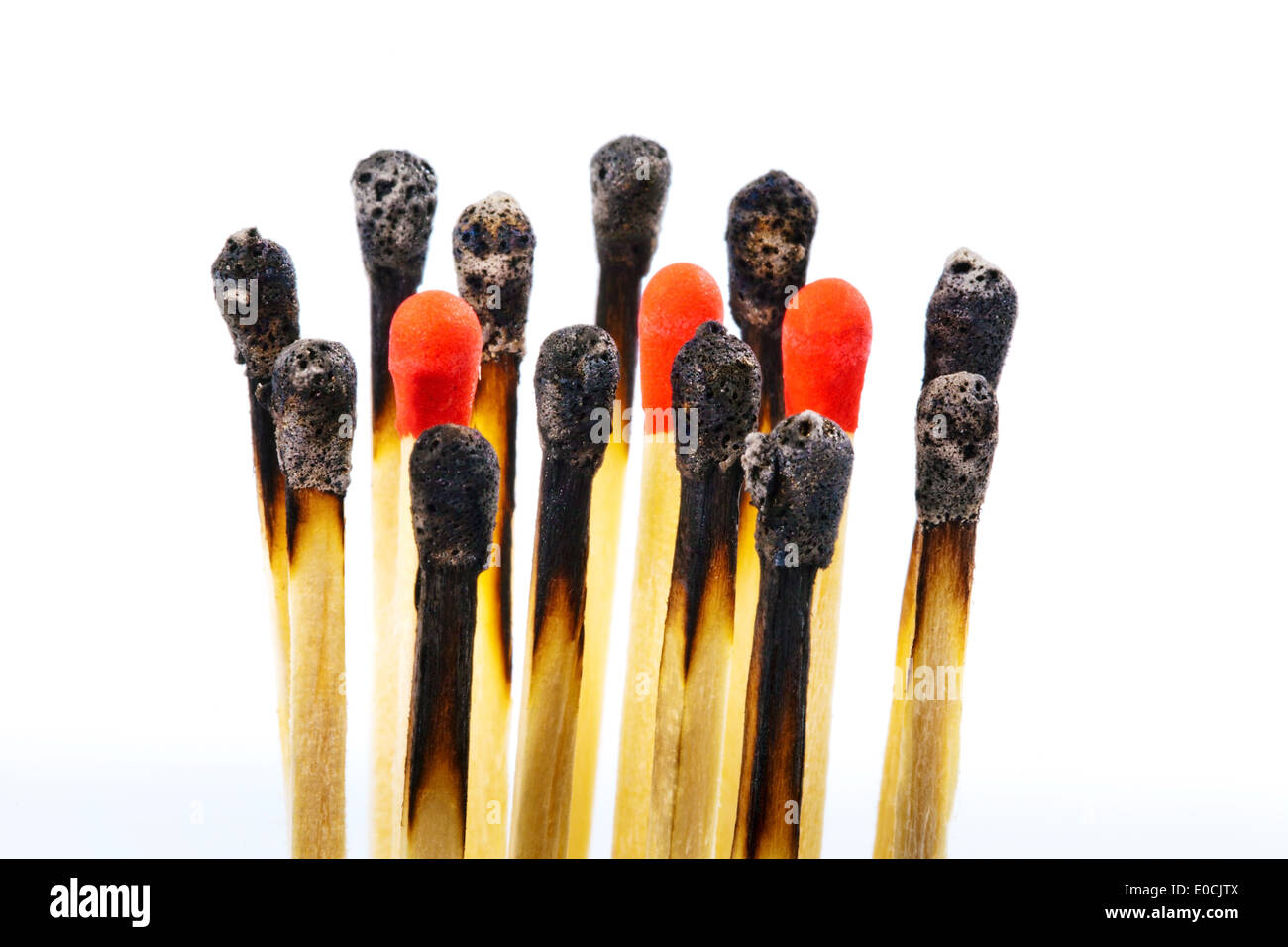 Burnt down matches hi-res stock photography and images - Alamy
