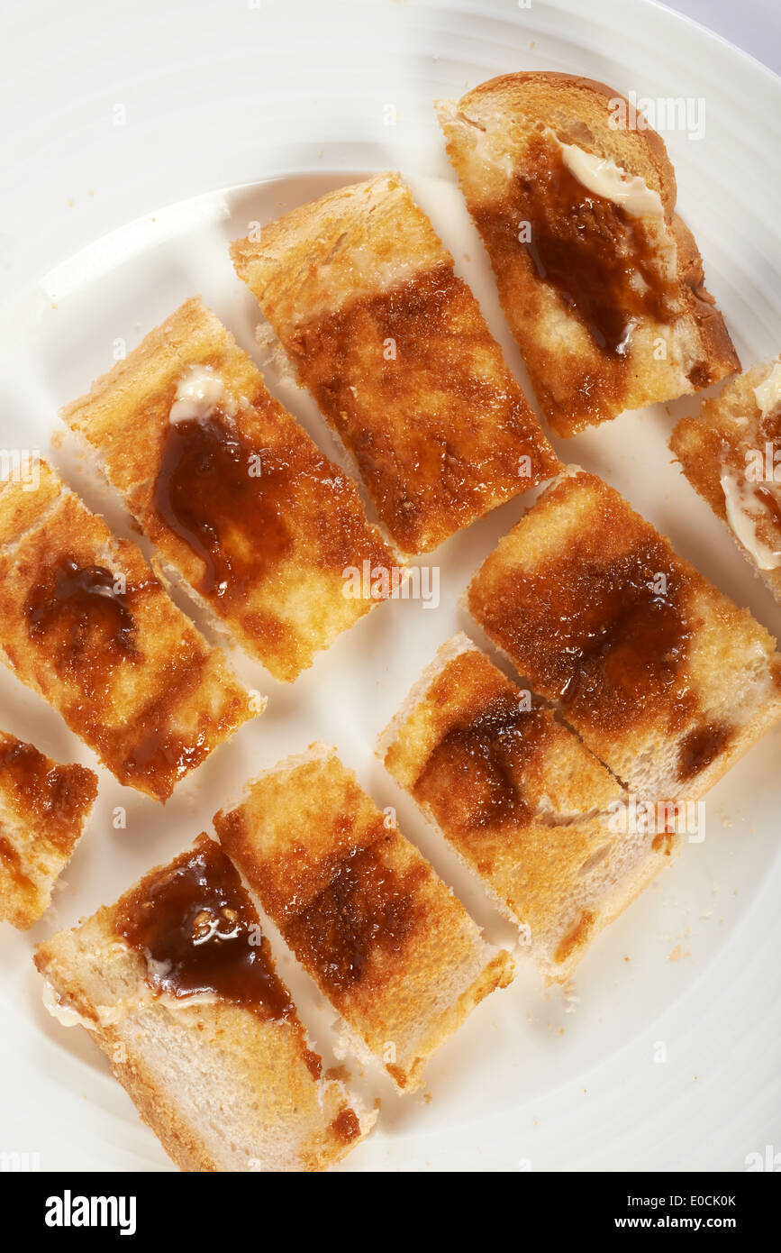 Buttered toast soldiers hi-res stock photography and images - Alamy