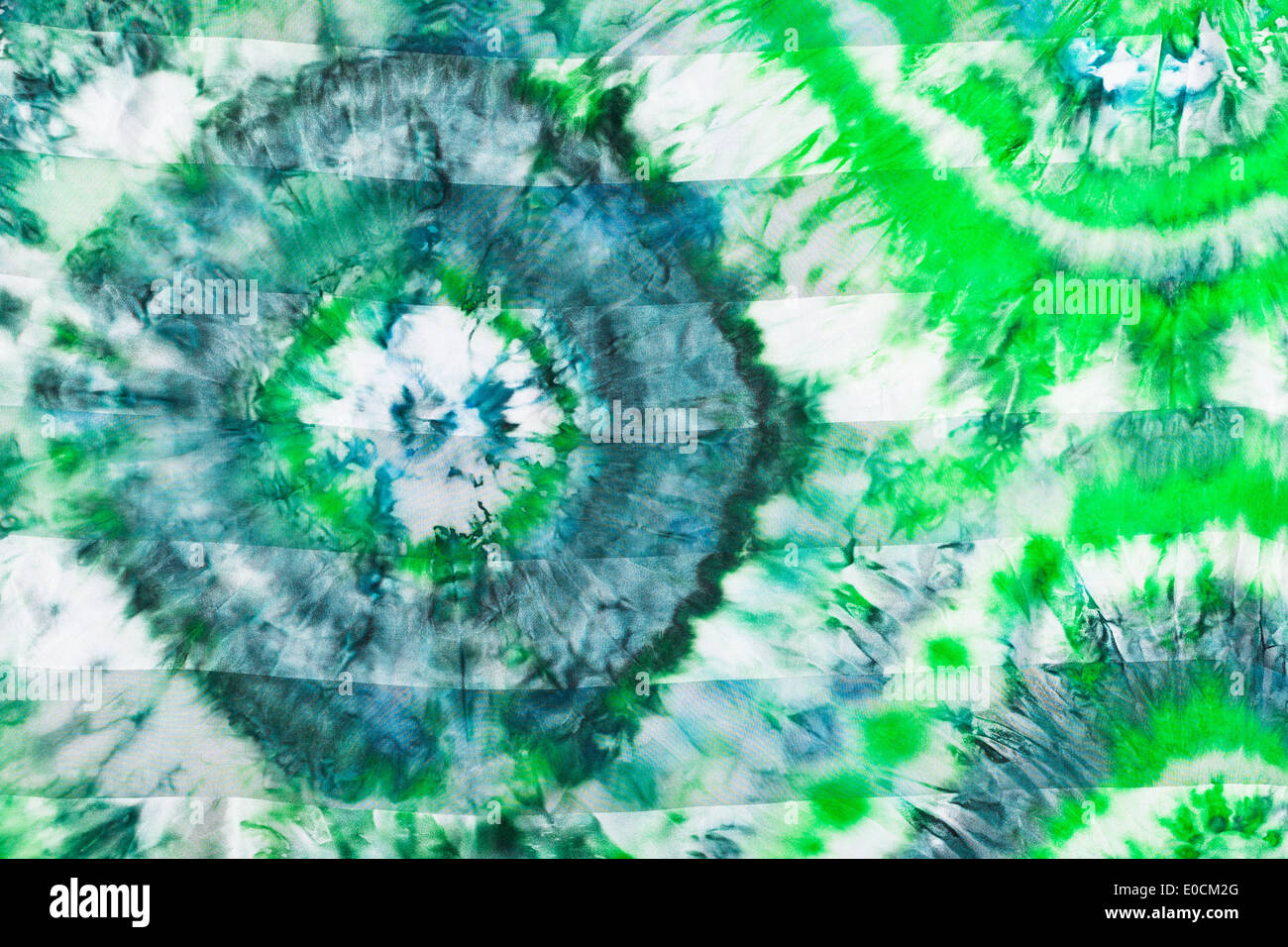 batik - abstract green floral pattern on silk fabric Stock Photo - Alamy