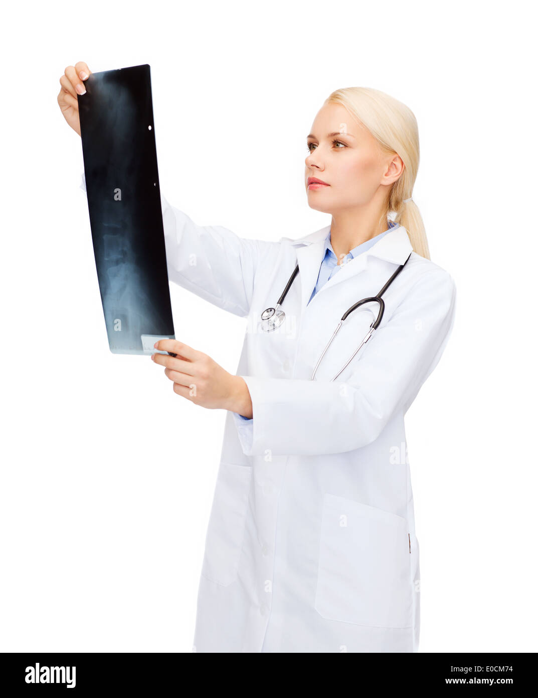 Serious female doctor hi-res stock photography and images - Alamy