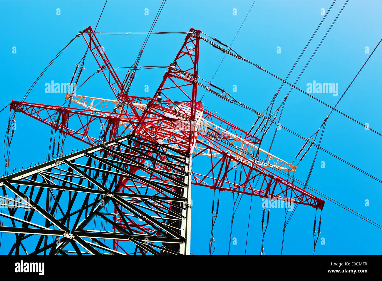 power supply line Stock Photo - Alamy