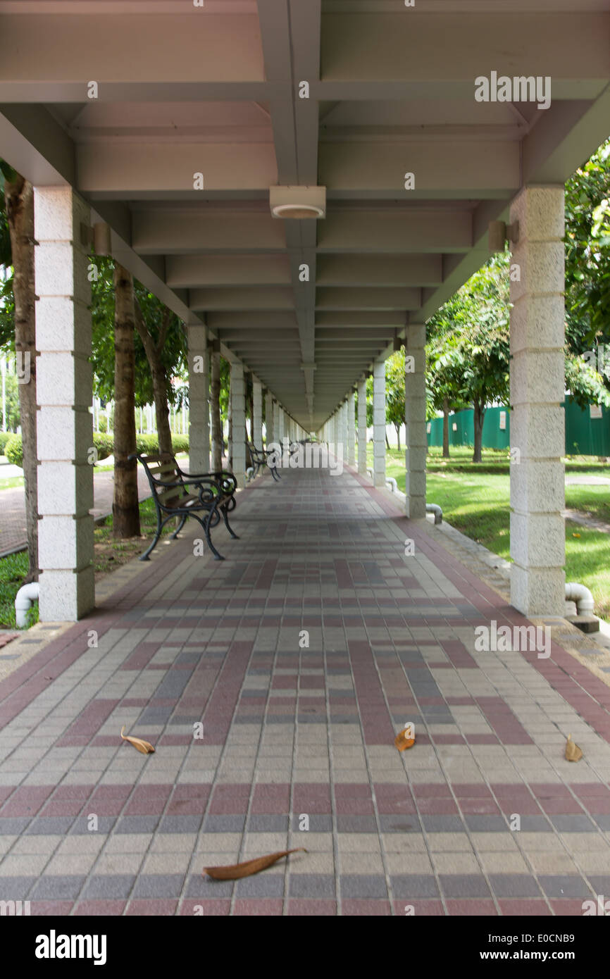 Urban walk way hi-res stock photography and images - Alamy