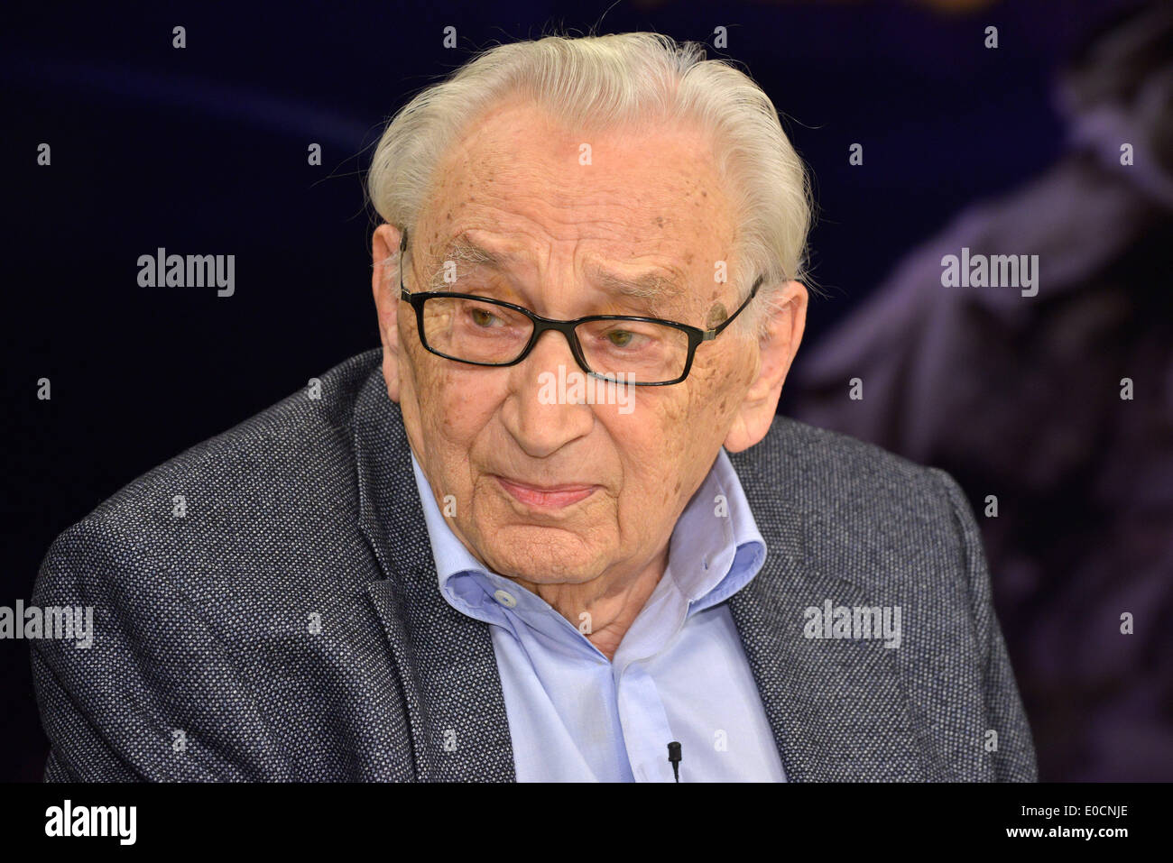 Berlin, Germany. 08th May, 2014. Egon Bahr, SPD politician, is picured ...