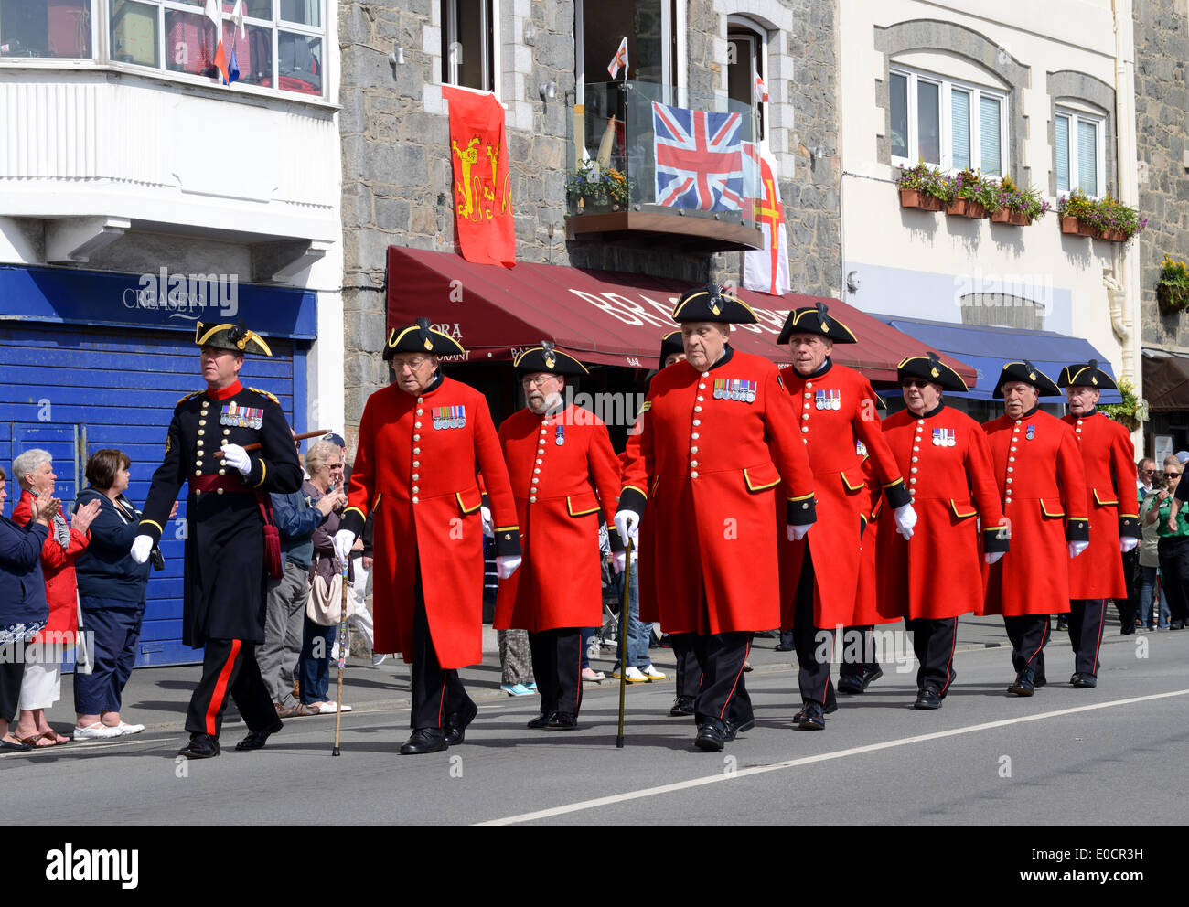 Saint Peter Port, Guernsey. 09th May, 2014. Today marks the 69th ...