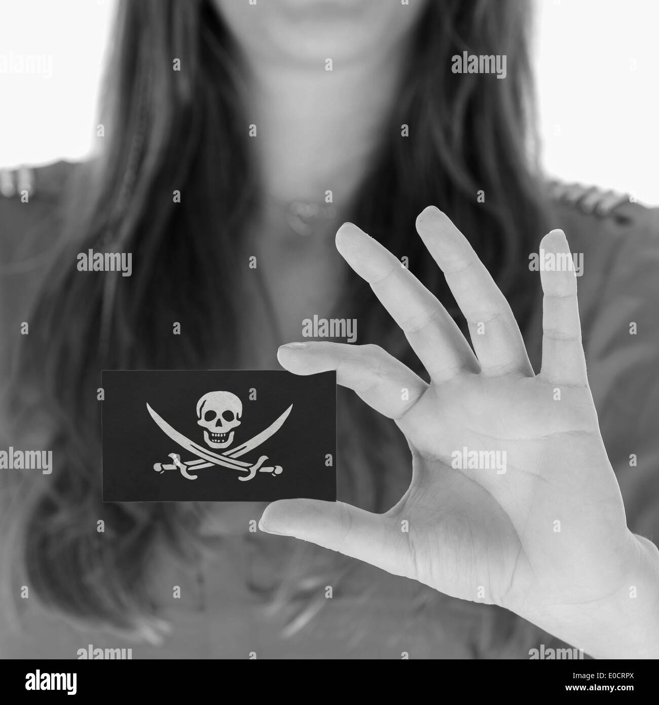 Business woman greeting Black and White Stock Photos & Images - Alamy