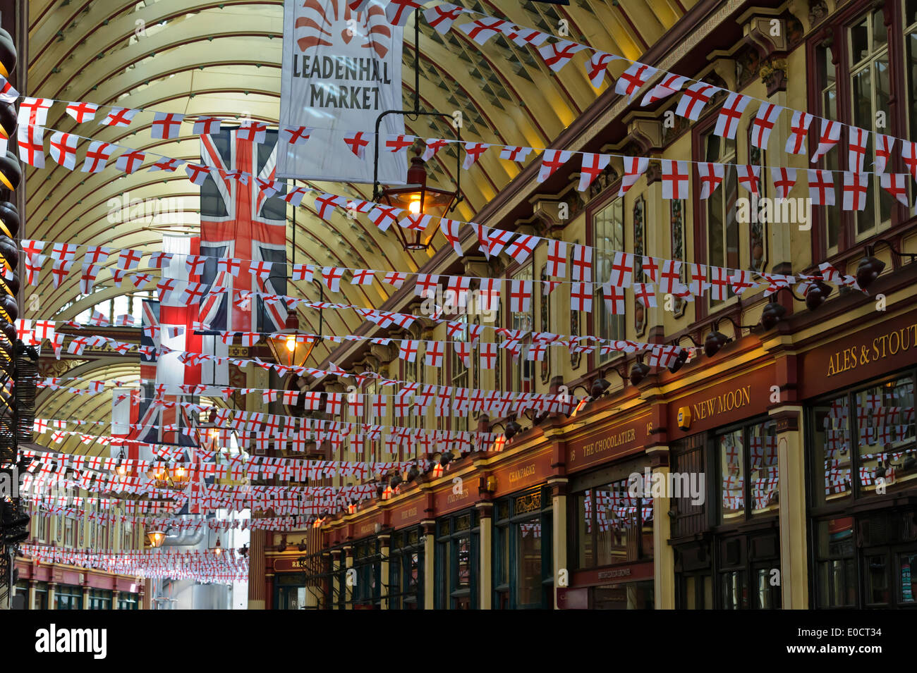 The covered Leadenhall Market designed in 1881 by Sir Horace Jones in ...