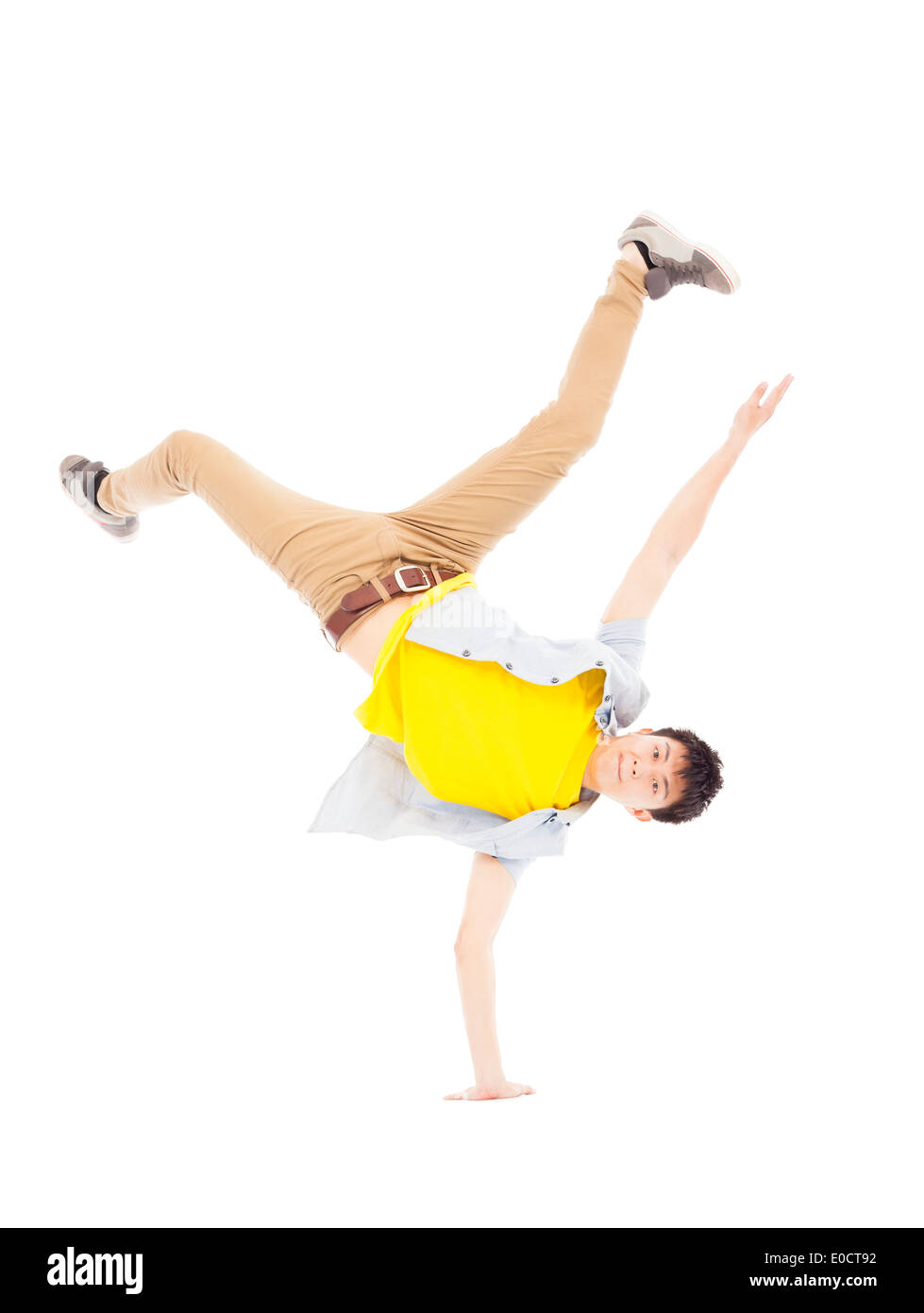 Young man dancing stylish and cool breakdance Stock Photo - Alamy