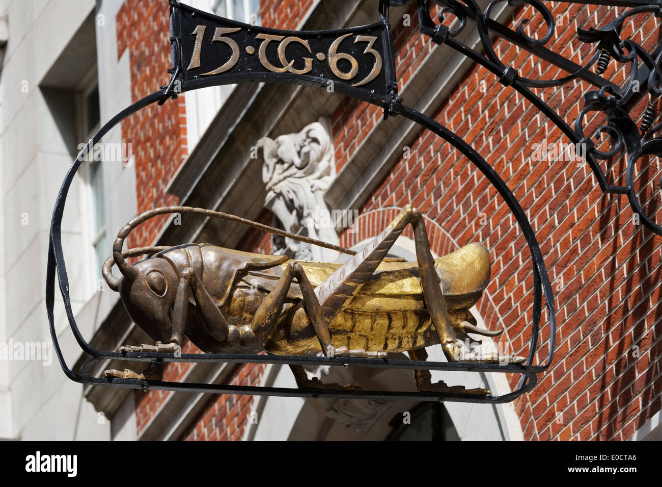 Gresham Grasshopper, a family crest of the Gresham family dated back ...