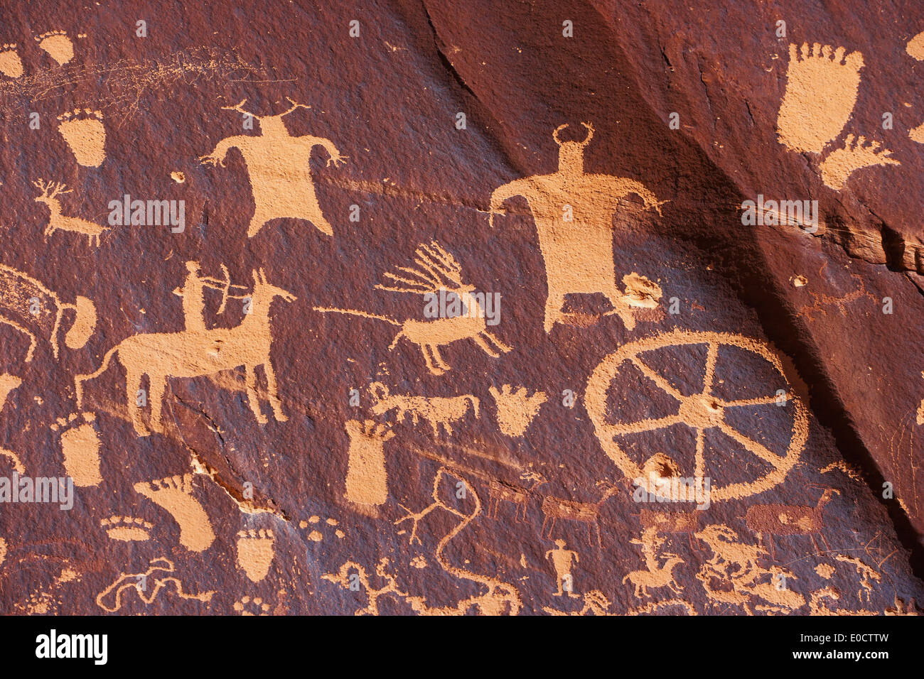 Newspaper rock national historic site hi-res stock photography and ...
