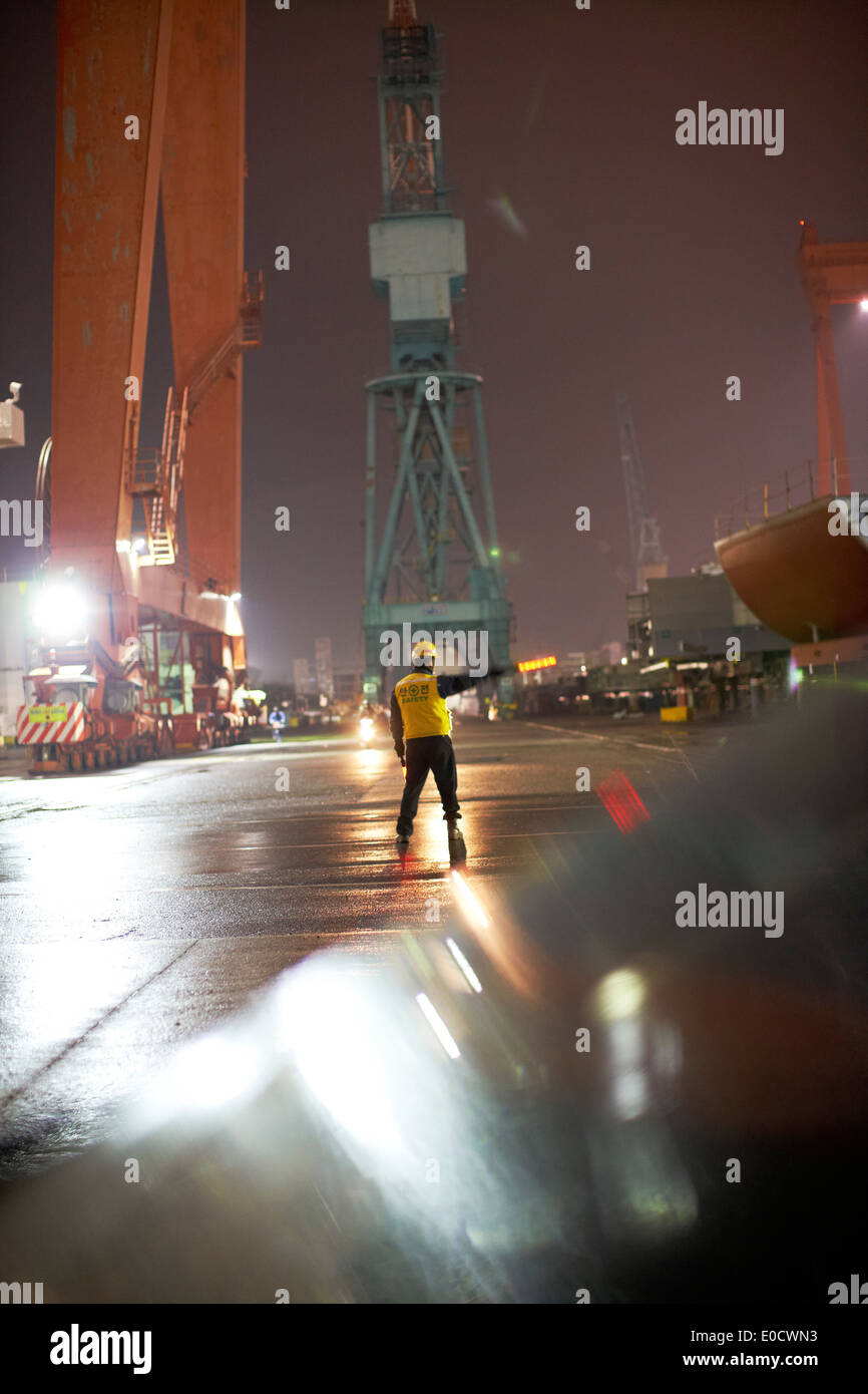 Directing Traffic Night