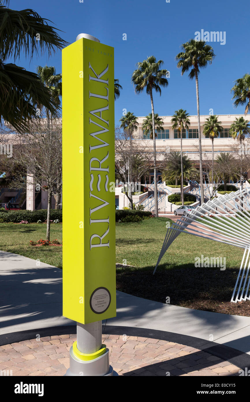 Tampa riverwalk hi-res stock photography and images - Alamy