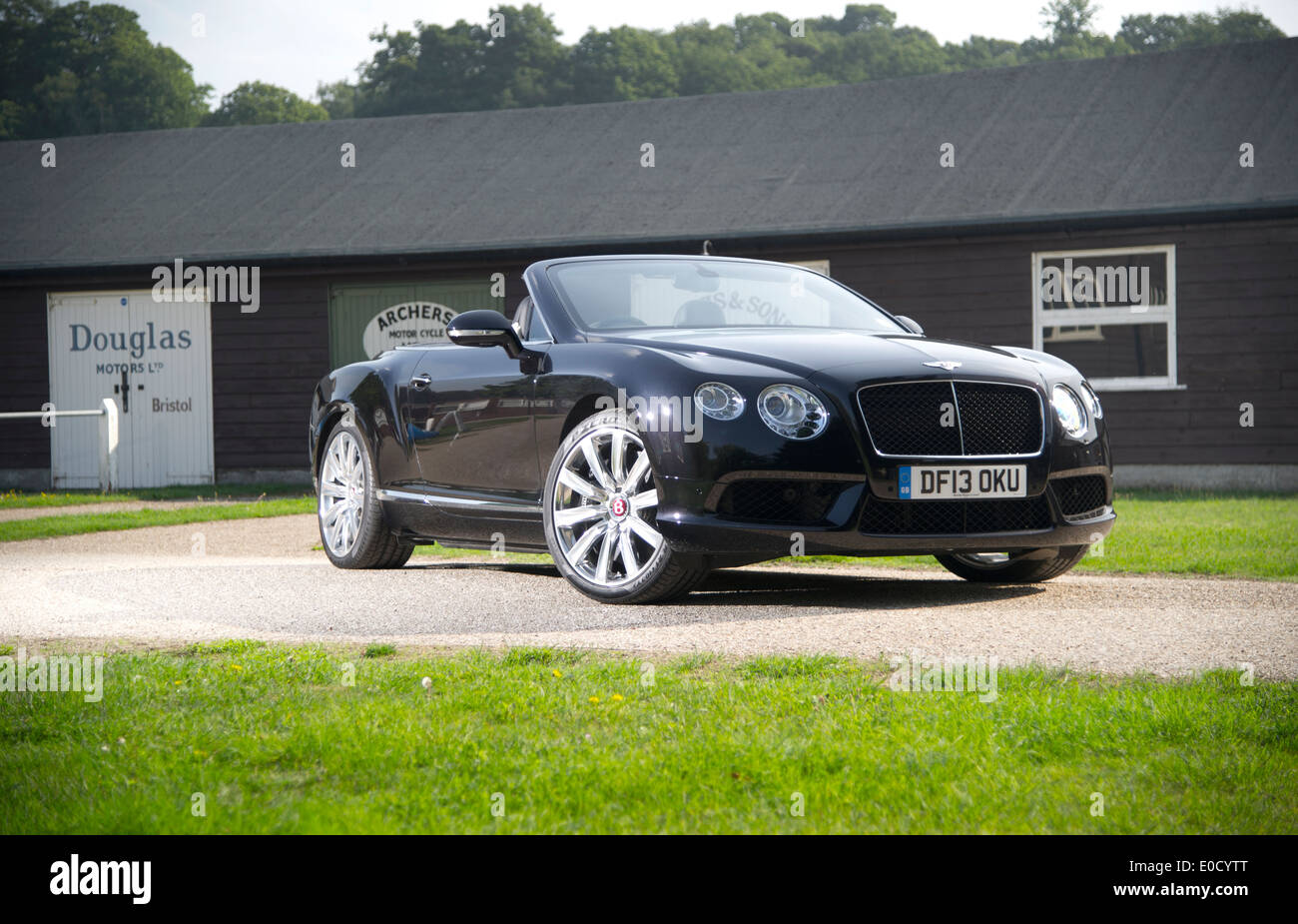 2013 Bentley GTC luxury British convertible car Stock Photo - Alamy