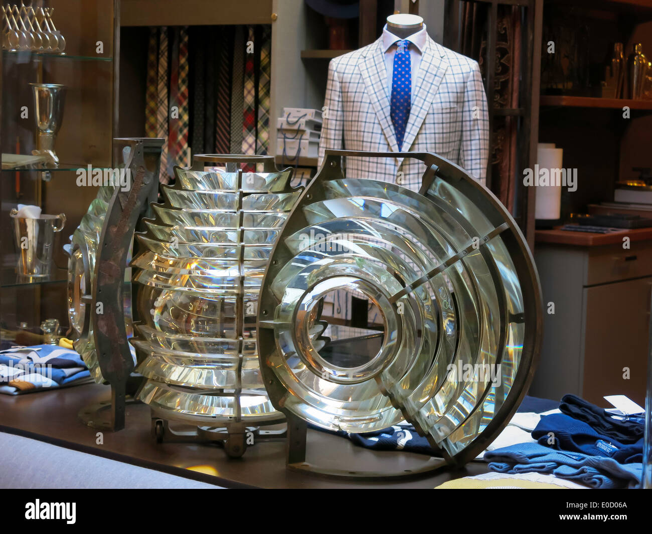 Holland & Sherry Bespoke, LightHouse Fresnel Lens Display, Elizabeth ...