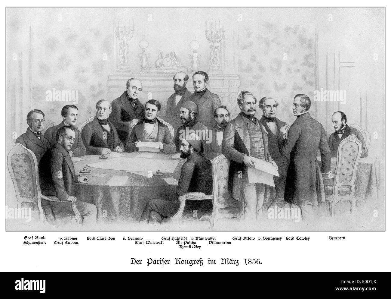 Congress of paris in 1856 hi-res stock photography and images - Alamy