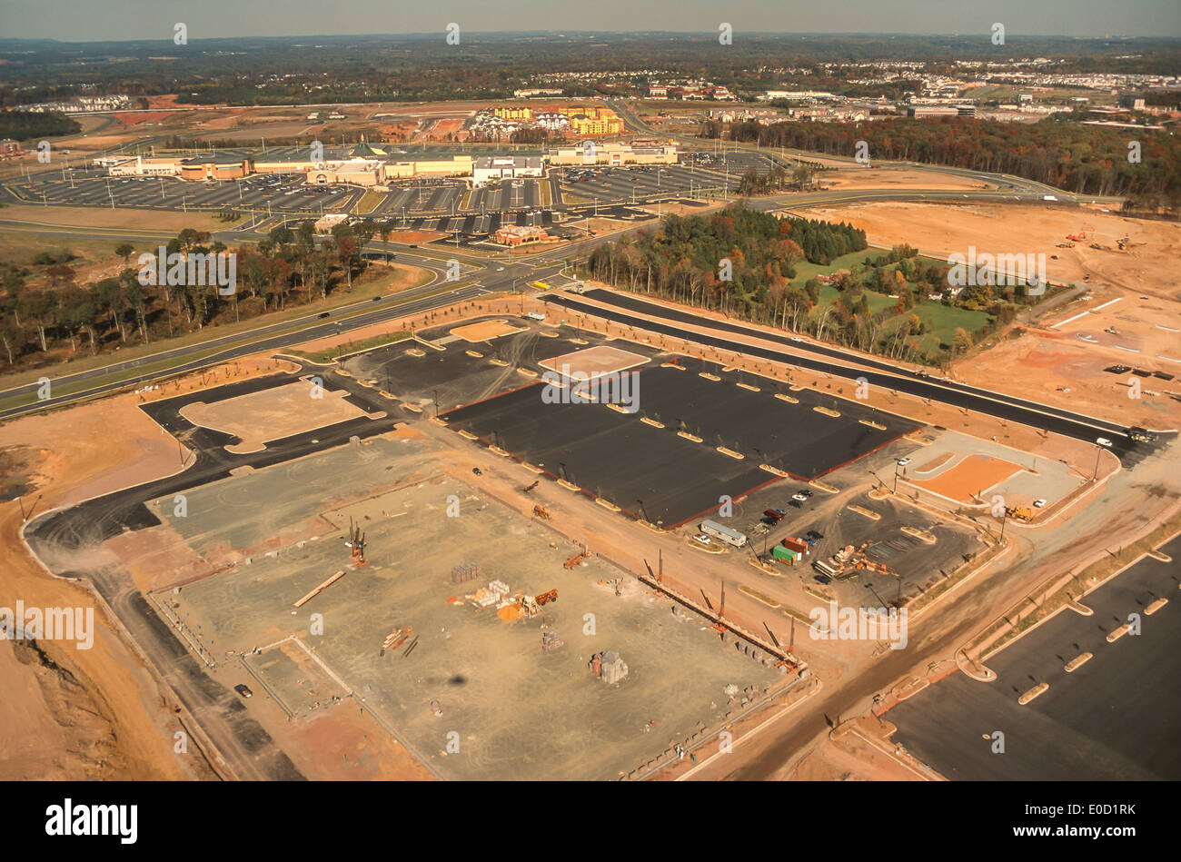 Dulles aerial hi-res stock photography and images - Alamy