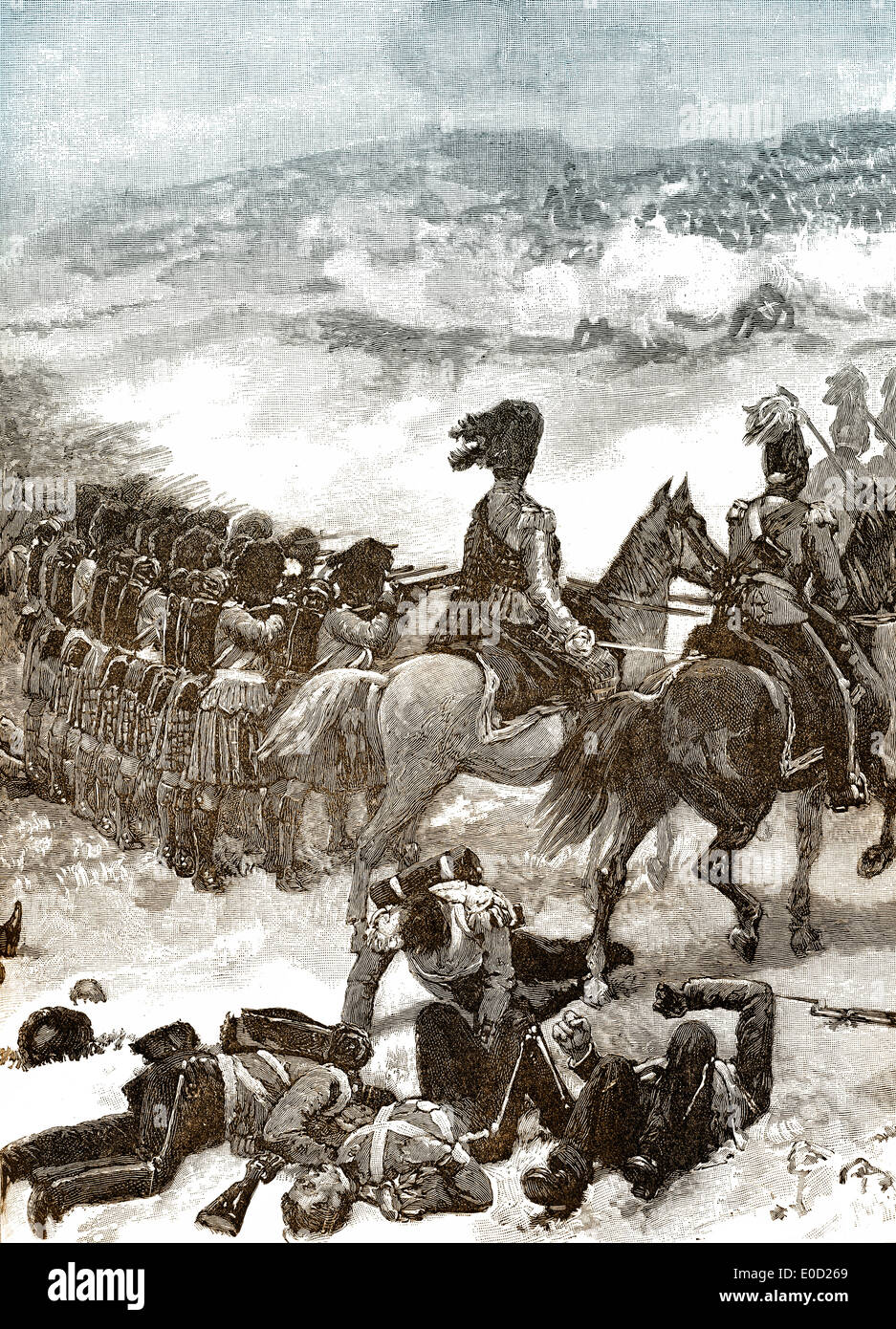 The Highlanders at the Battle of Alma on 20 September 1854, British ...