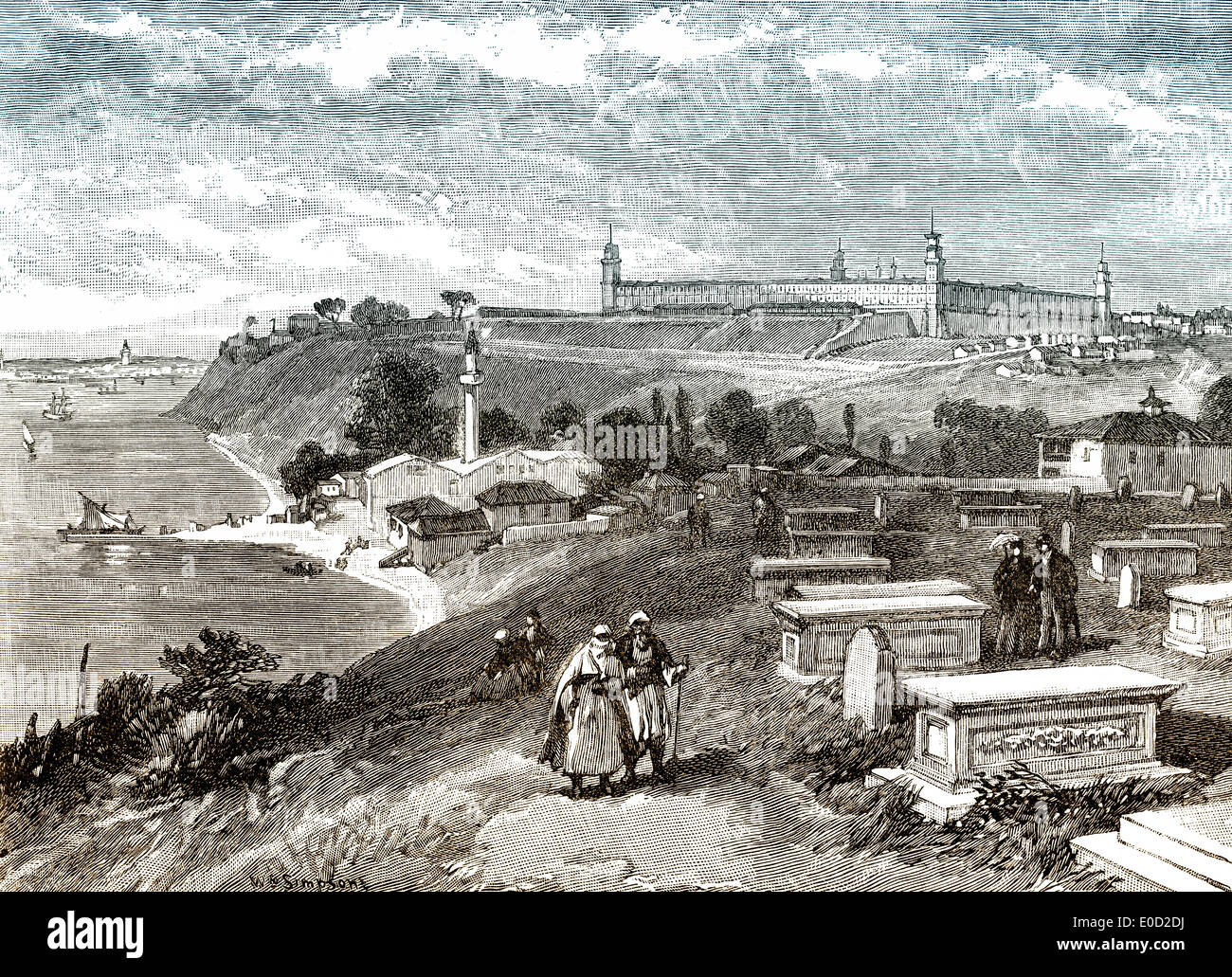 military hospital Selimiye Barracks in Scutari or Üsküdar, Istanbul ...