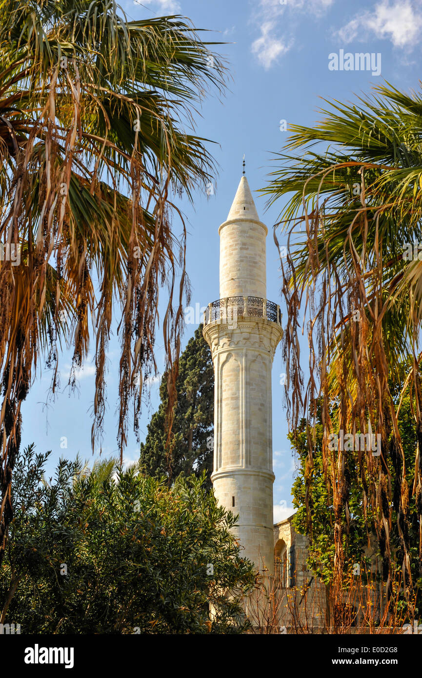 A minaret on the Mosque at Larnaca, Cyprus Stock Photo - Alamy