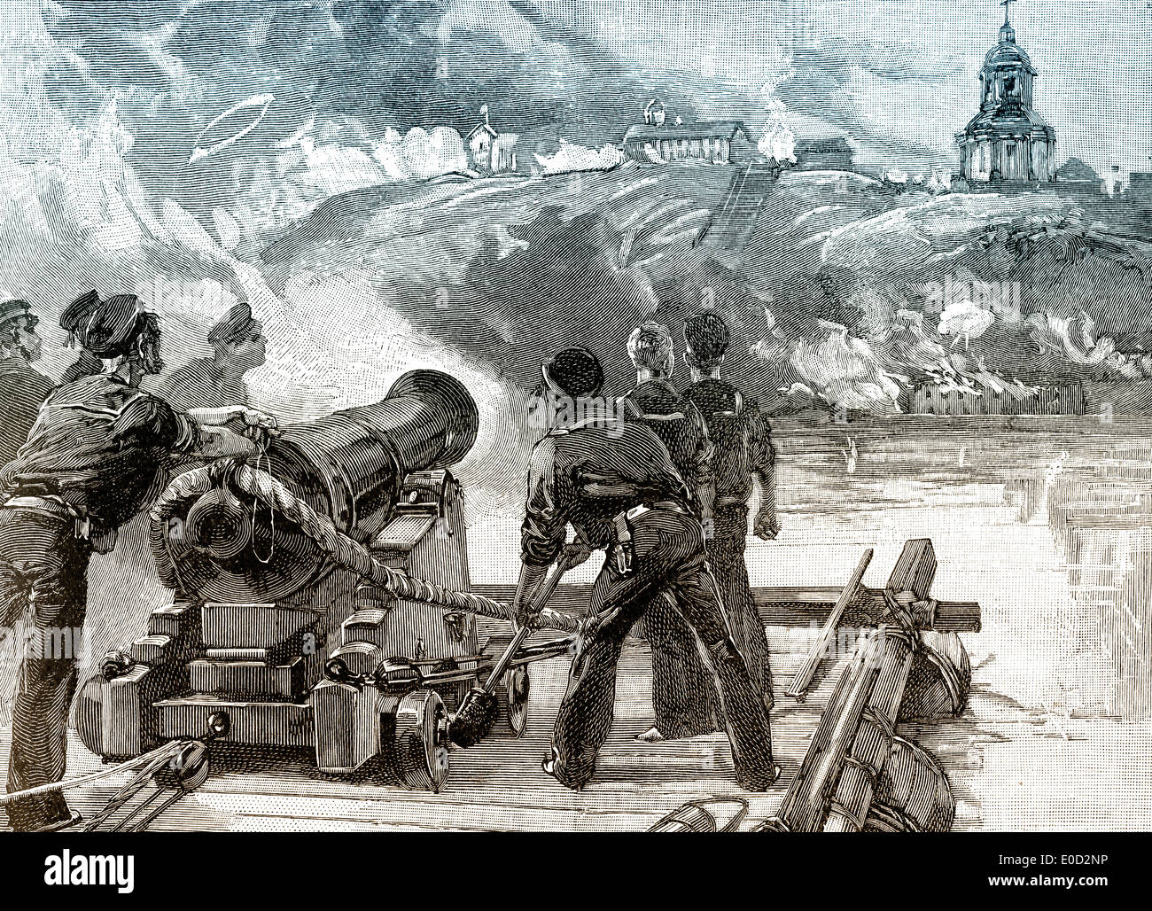 Attack to Taganrog, a port city in Rostov Oblast, Russia, Crimean War ...