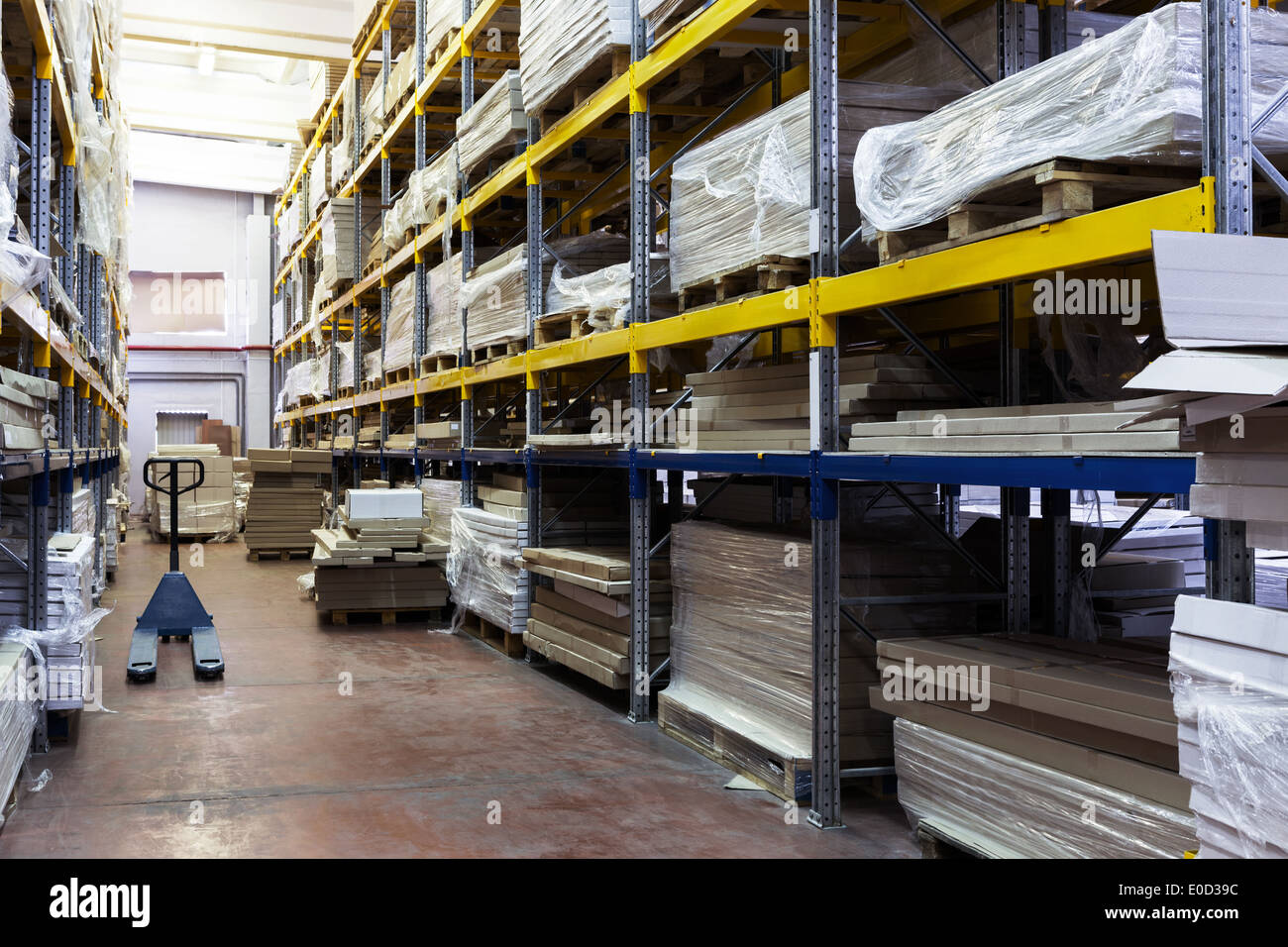 storage of goods in a modern warehouse Stock Photo - Alamy