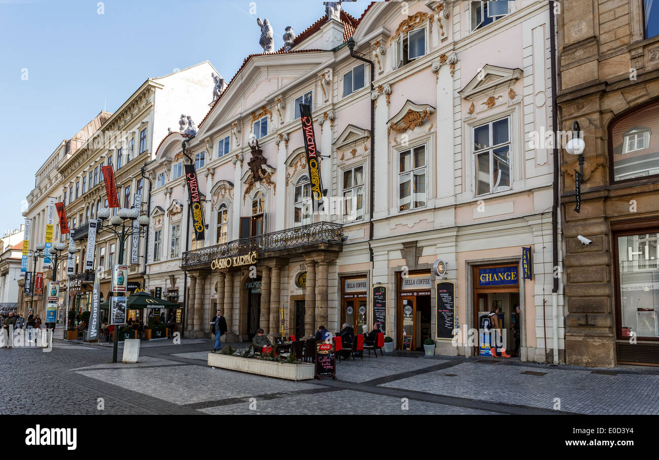 Prague shopping center Stock Photo - Alamy