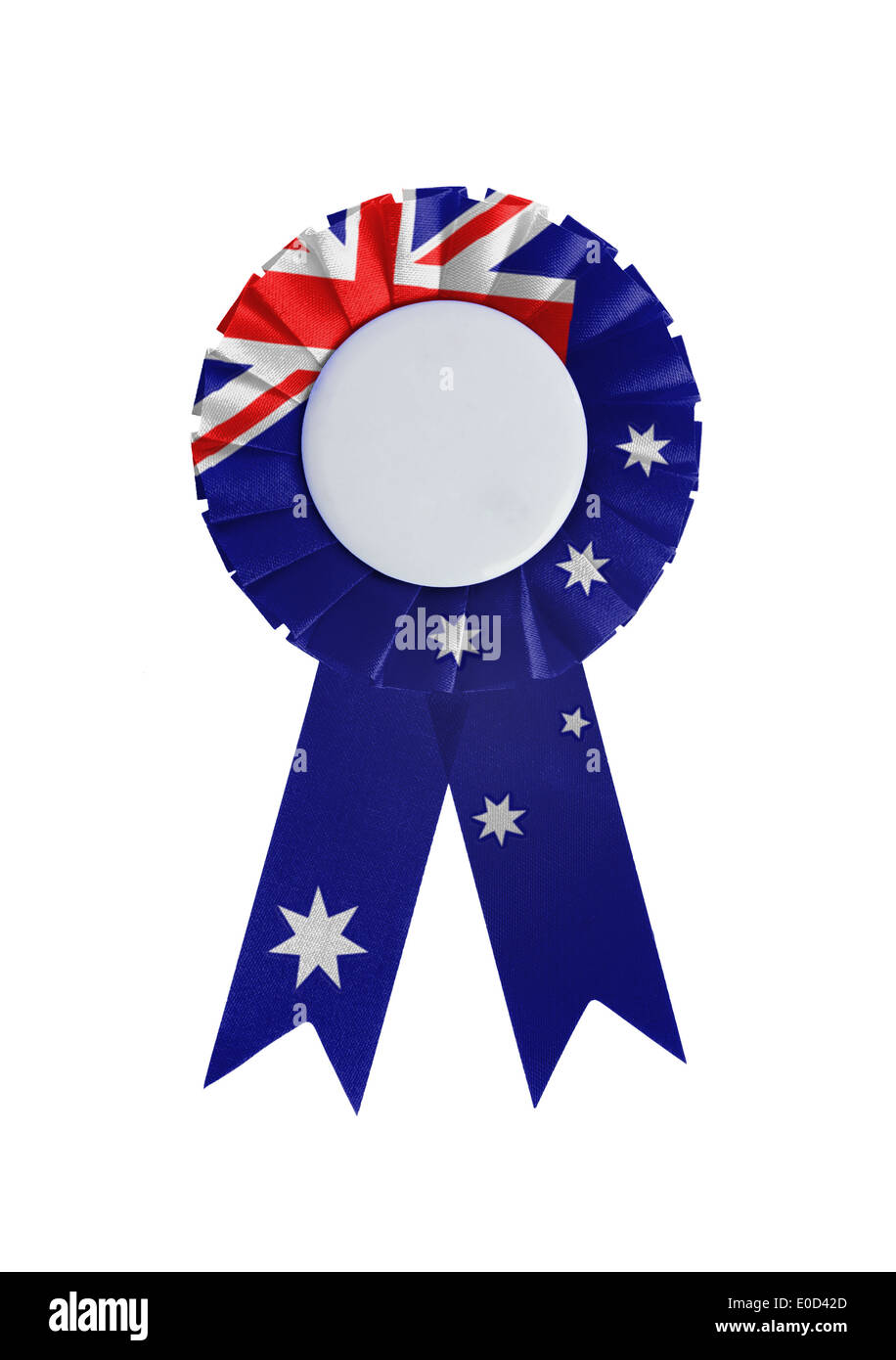 Award ribbon isolated on a white background Australia Stock Photo - Alamy