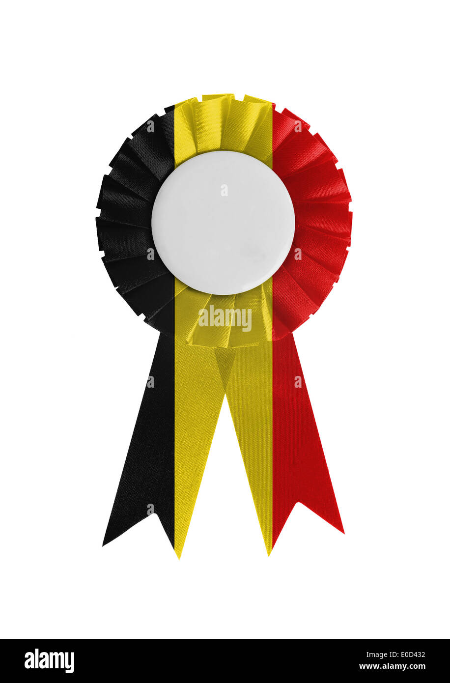 Award ribbon isolated on a white background Belgium Stock Photo - Alamy