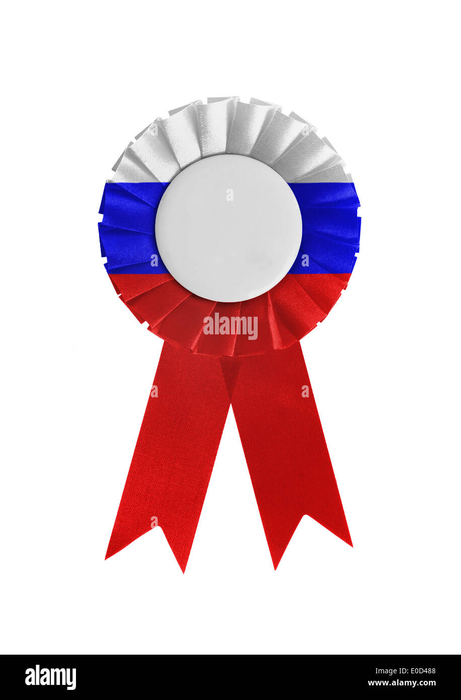 Award ribbon isolated on a white background Russia Stock Photo - Alamy