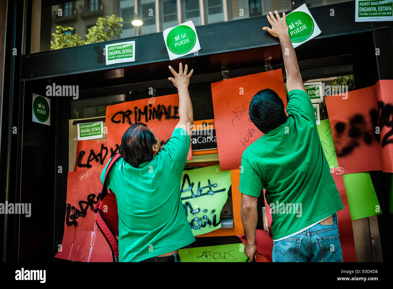 Anti bank activists hi-res stock photography and images - Alamy