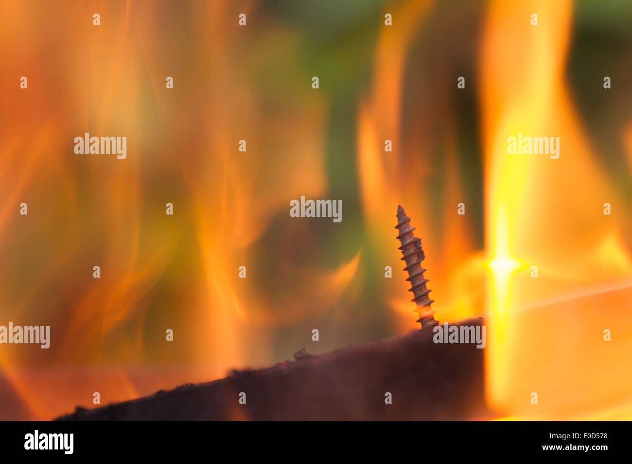 Burning fire close-up Stock Photo - Alamy