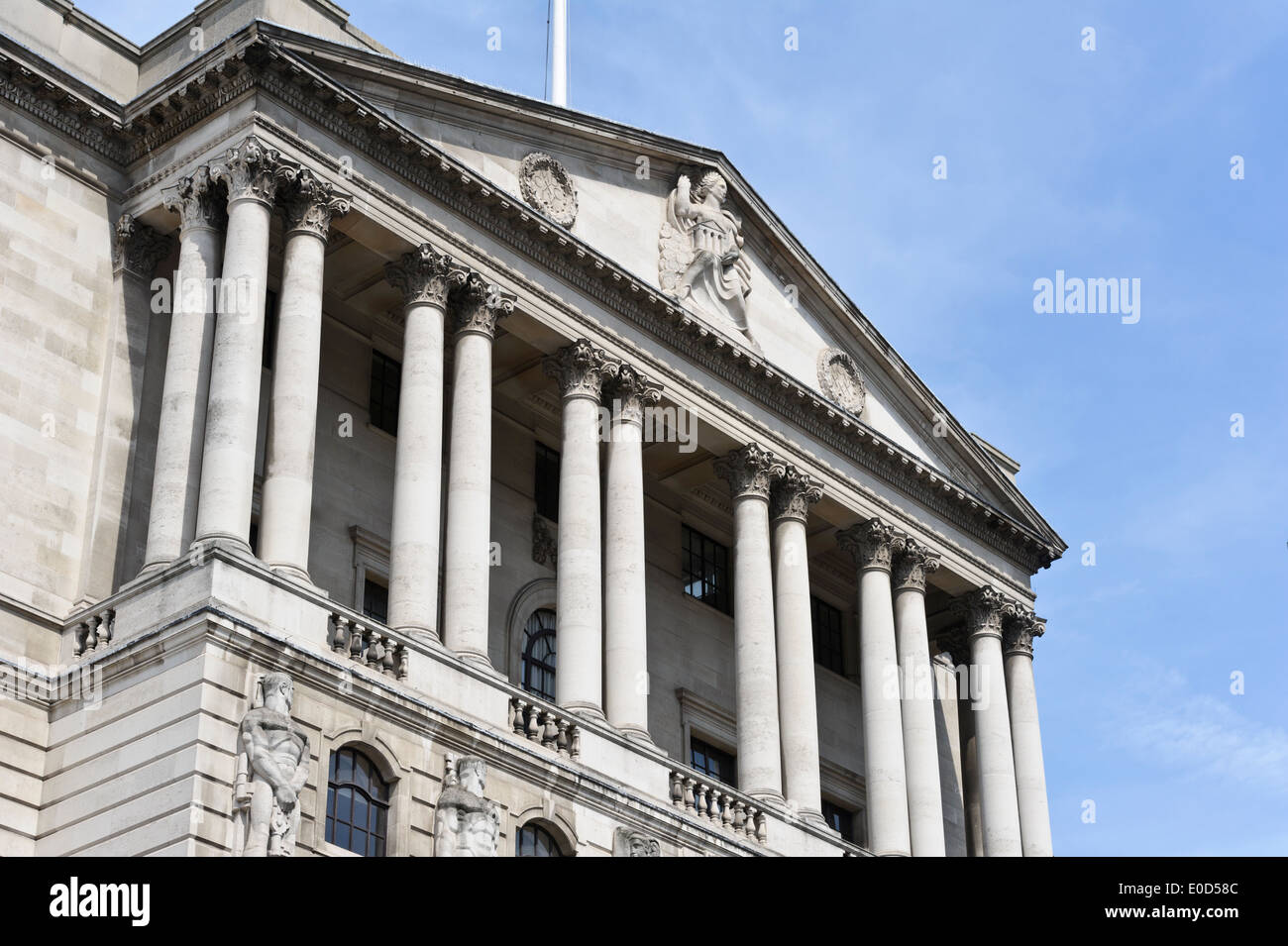 The Bank of England building in the City of London, England, United ...