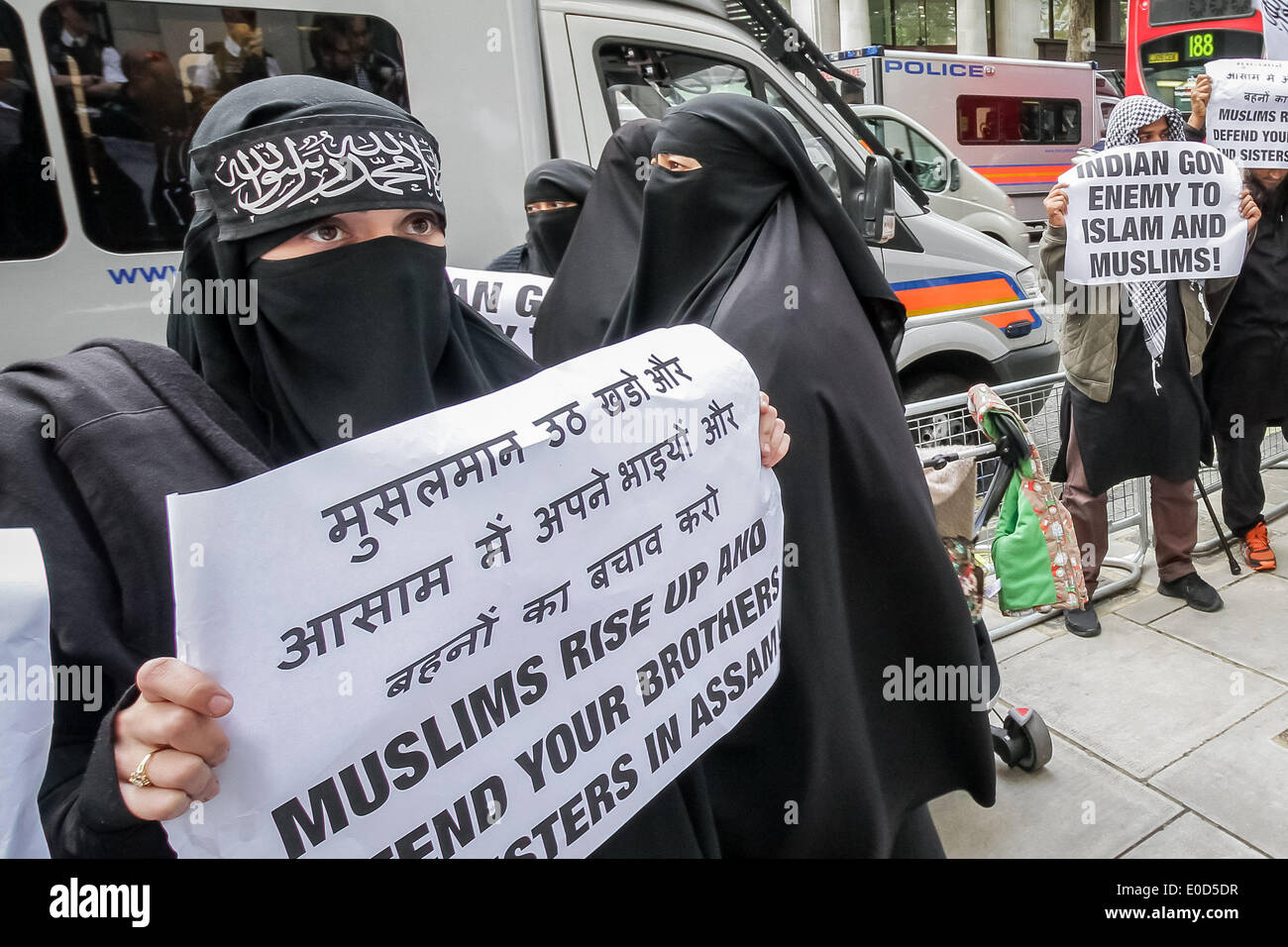London, UK. 09th May, 2014. Radical Islamists and British far-right ...