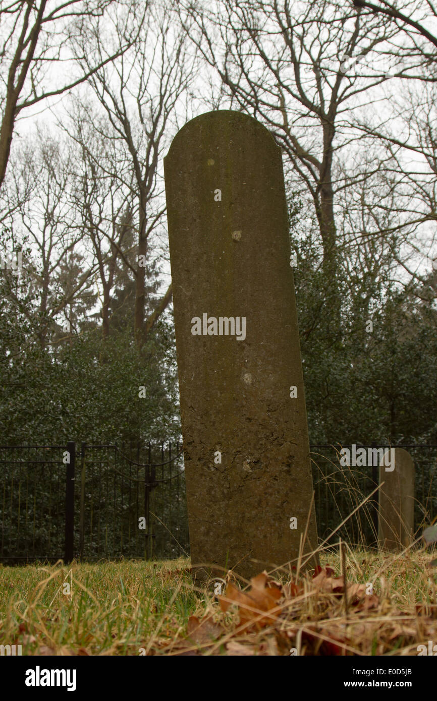 A gravestone on an old jewish graveyard Stock Photo - Alamy