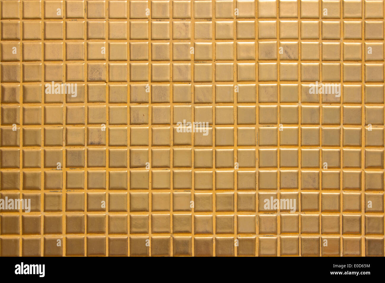 Golden tiles background Stock Photo - Alamy