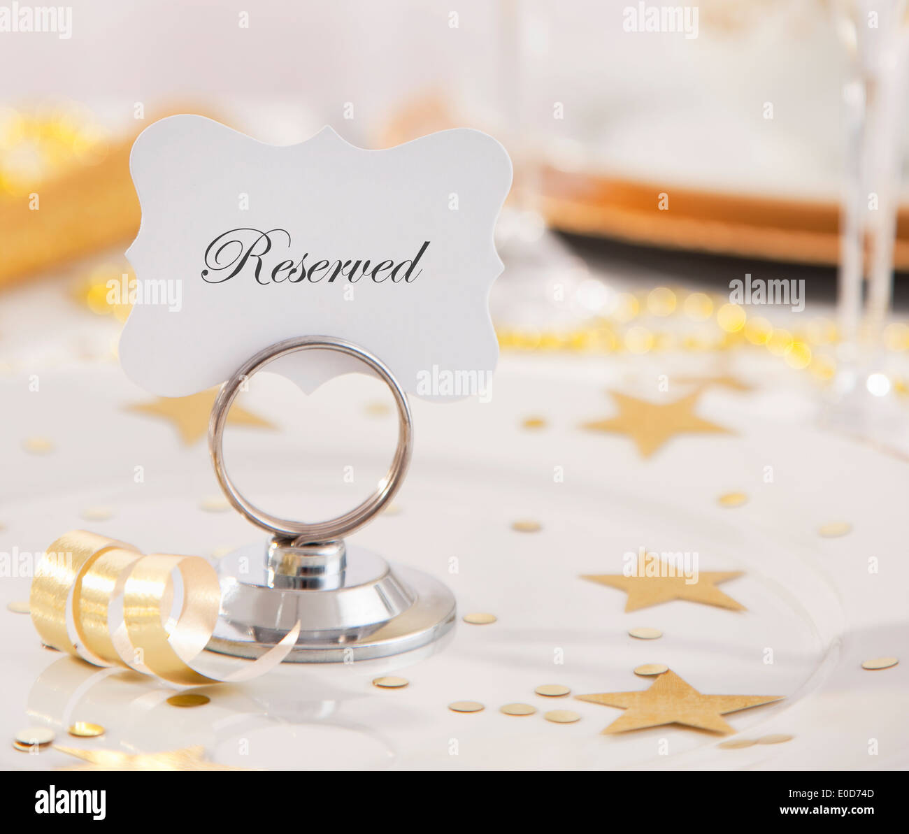 Reserved sign hi-res stock photography and images - Alamy