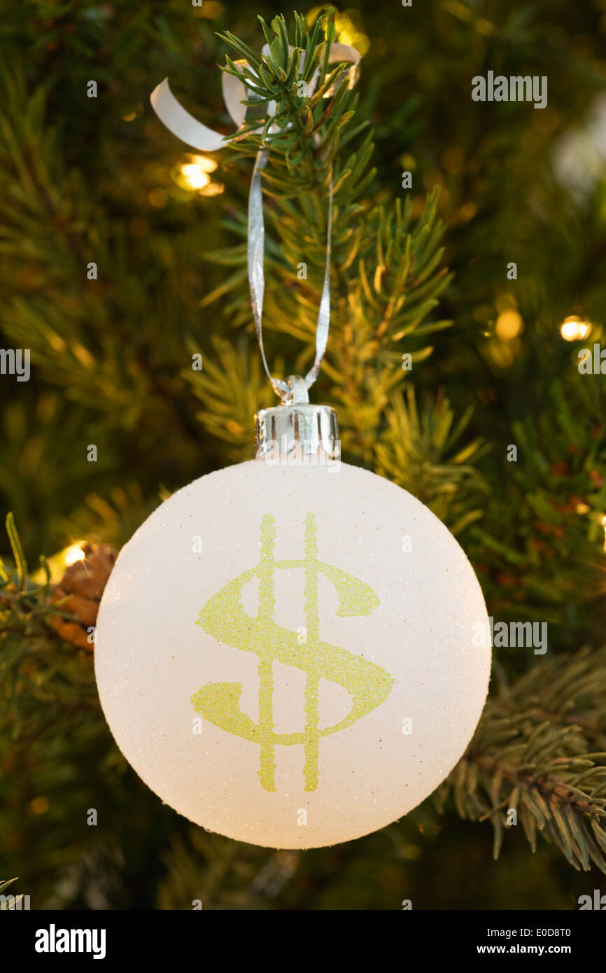 Dollar sign on christmas tree hi-res stock photography and images - Alamy