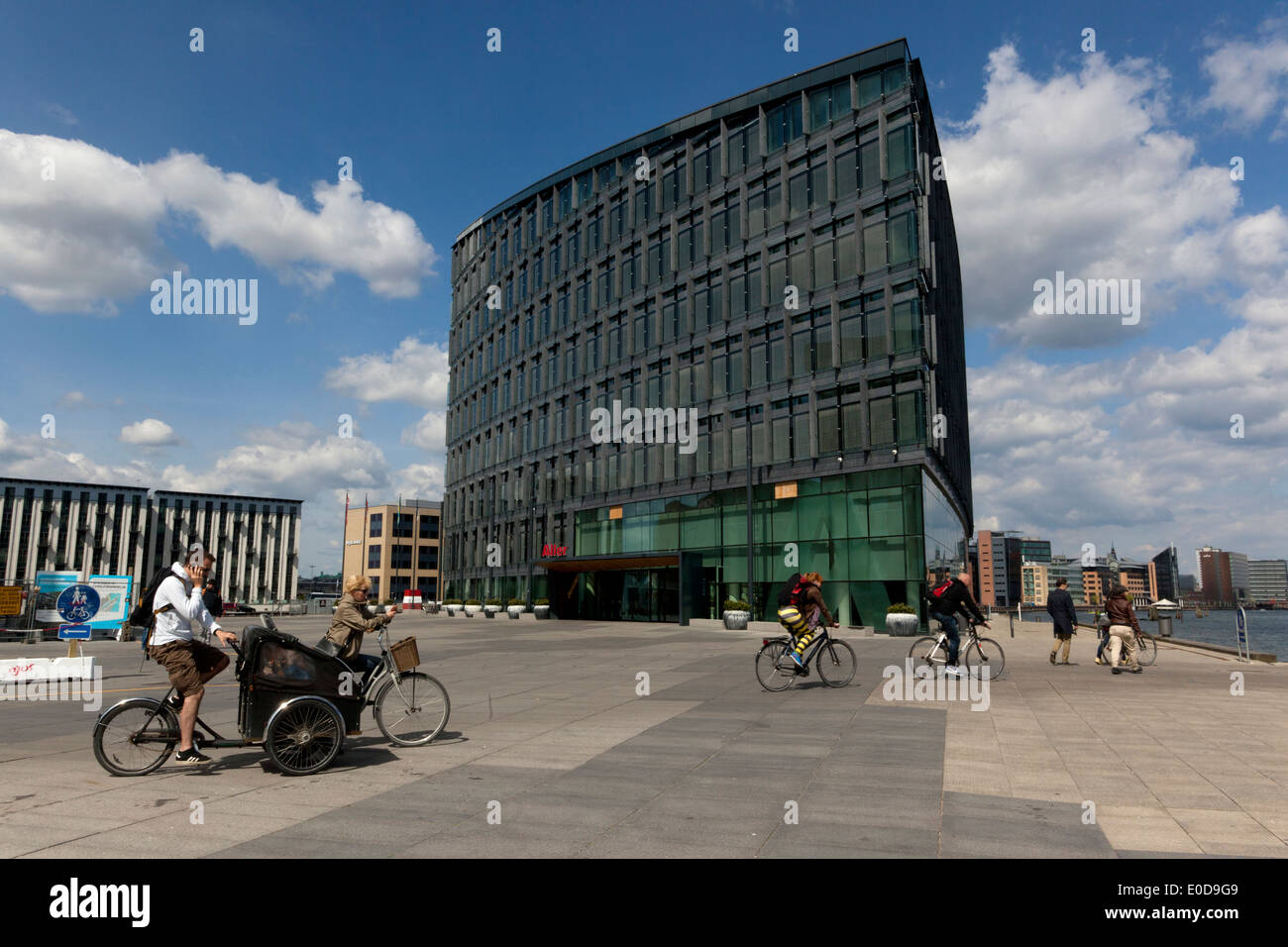 Aller Press media house – corporate building in Copenhagen. Denmark ...