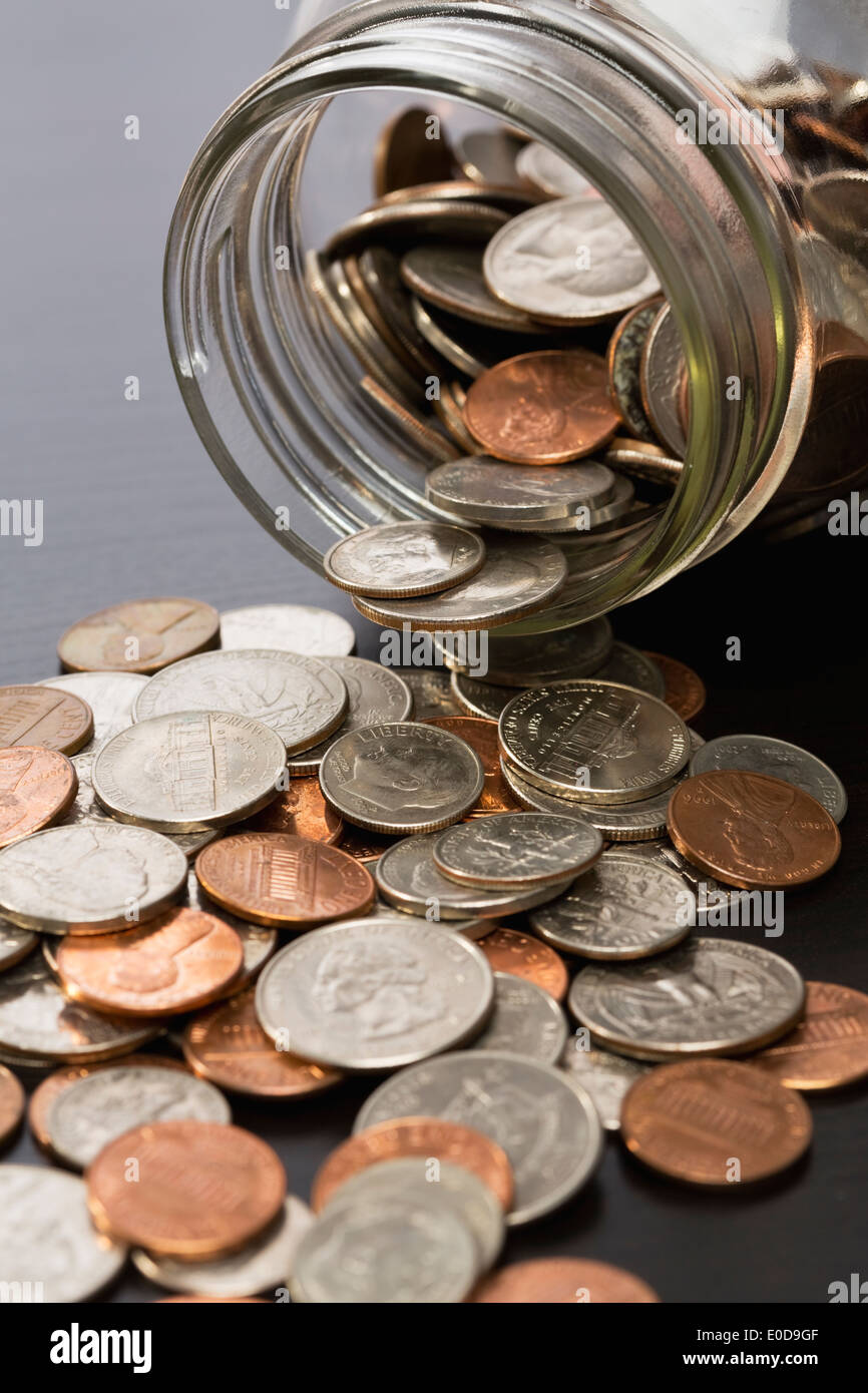 Coin jar hi-res stock photography and images - Alamy
