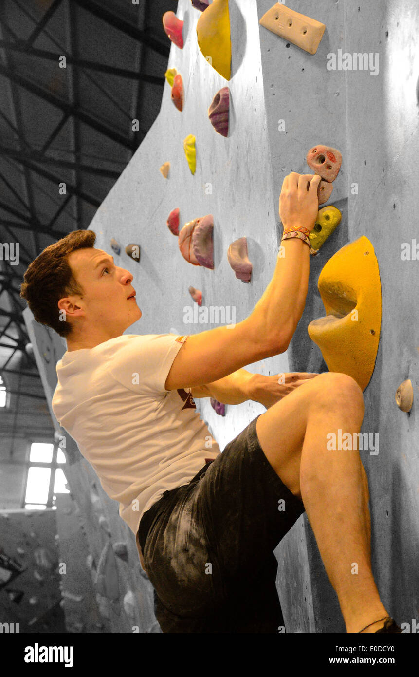 Climbing at the Depot Nottingham Stock Photo - Alamy