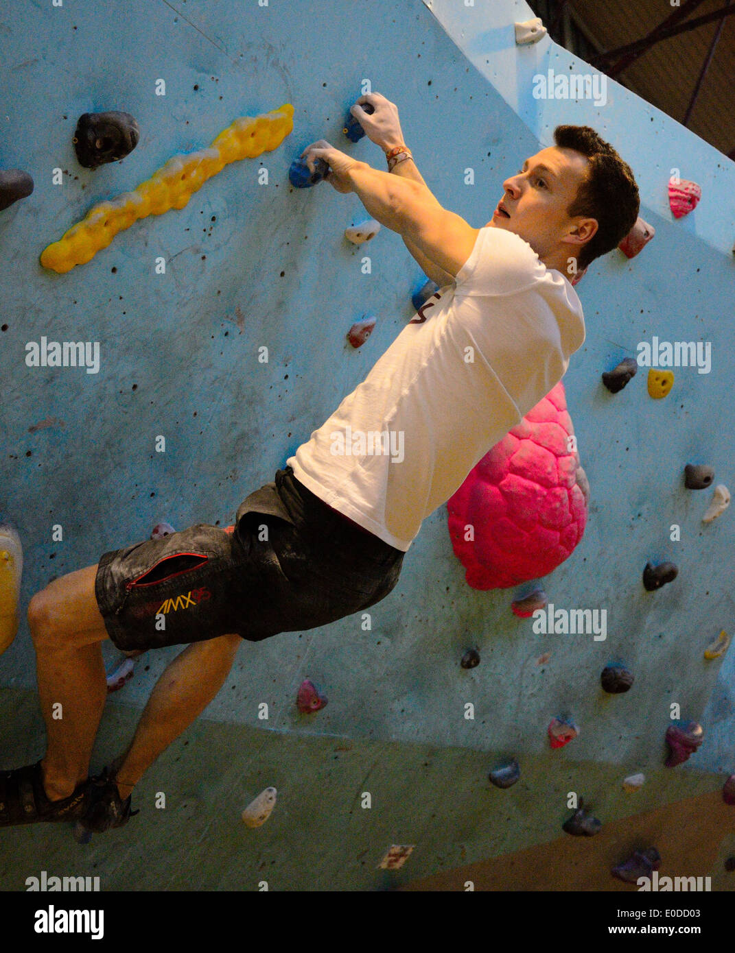 Climbing at the Depot Nottingham Stock Photo - Alamy