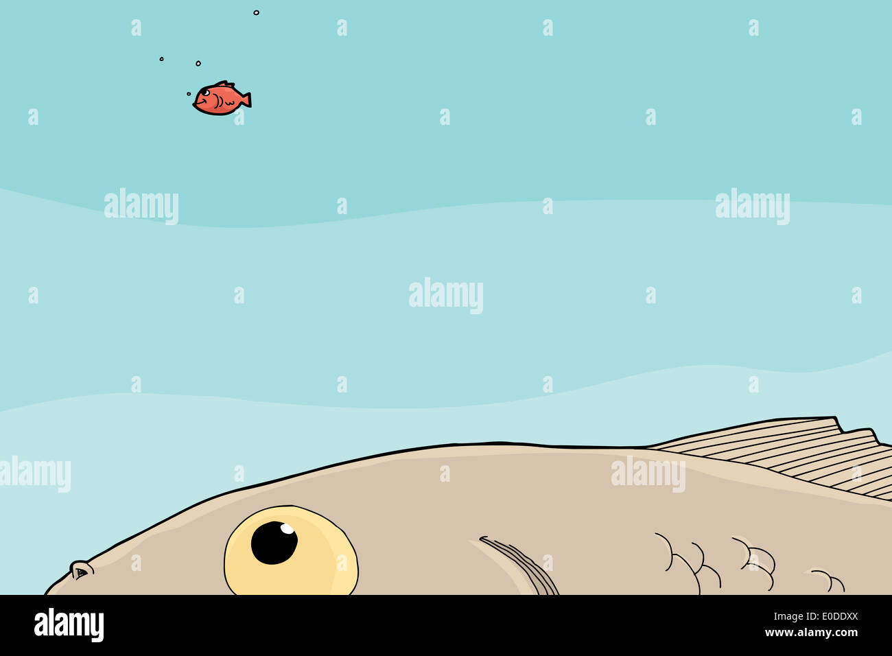 Big little comparison concept humor hi-res stock photography and images ...