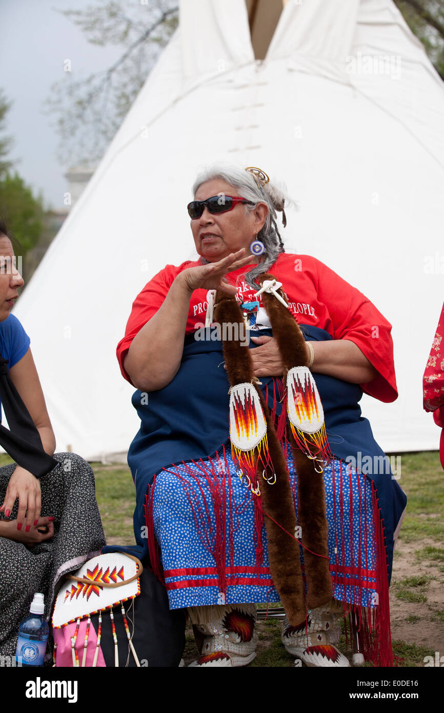 Elderly Native American Woman