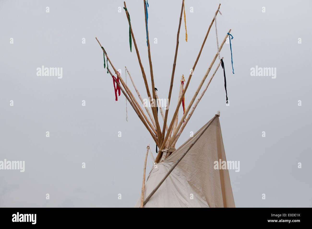 Tipi Poles High Resolution Stock Photography and Images - Alamy