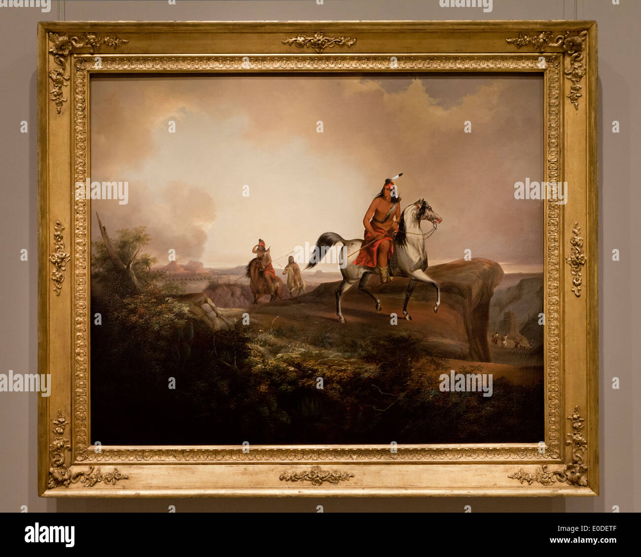 Native American Warrior Indian High Resolution Stock Photography and ...