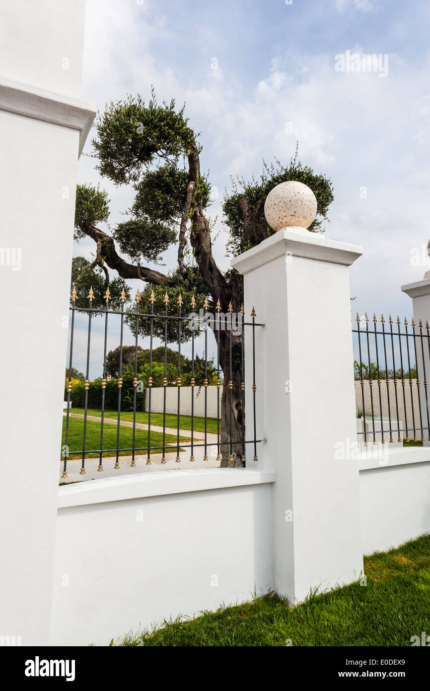 Olive wood fence hi-res stock photography and images - Alamy