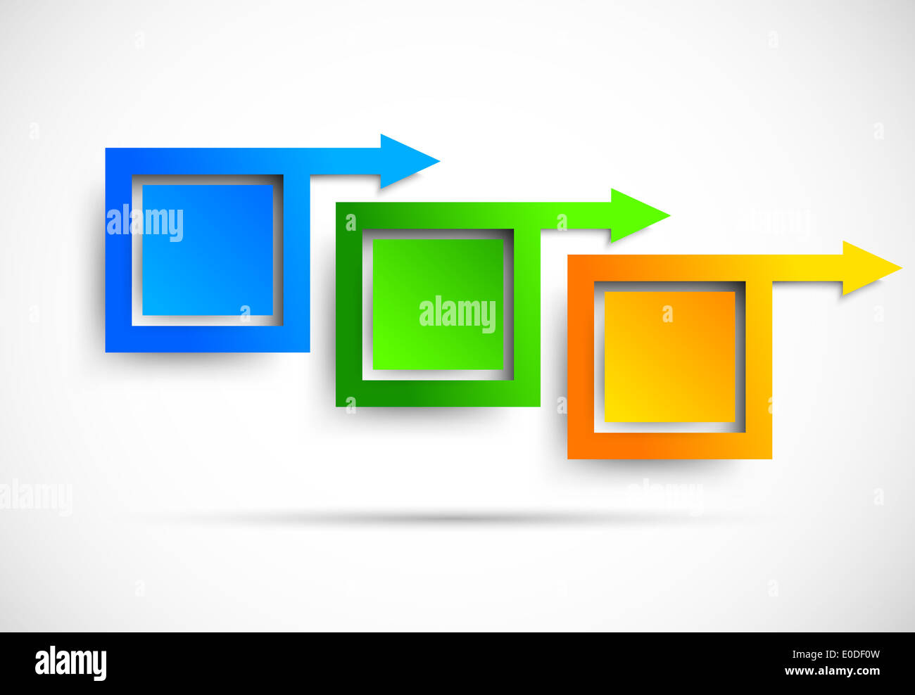Vector progress steps. Abstract illustration Stock Photo - Alamy