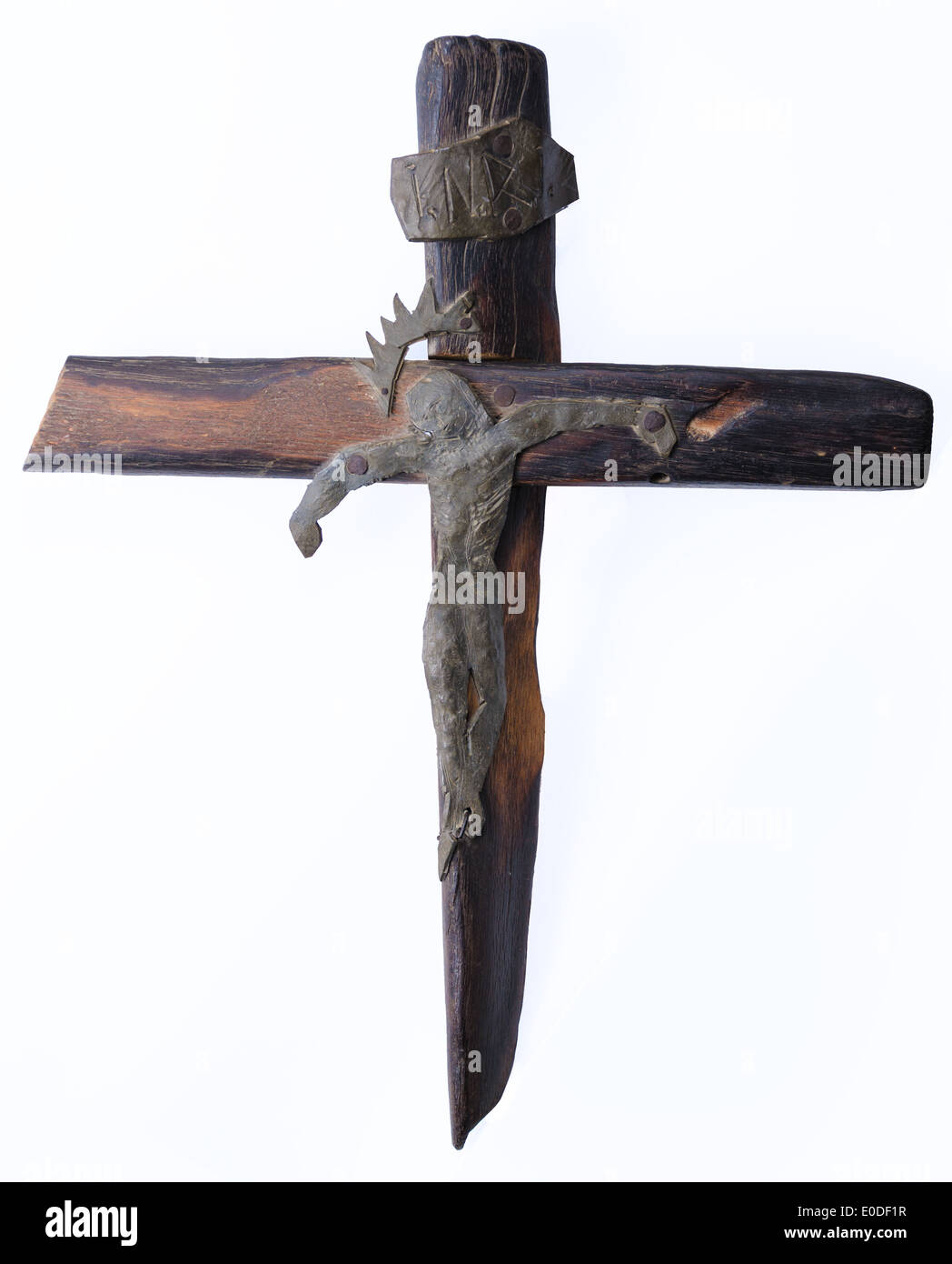Very Old Crucifix Stock Photo - Alamy