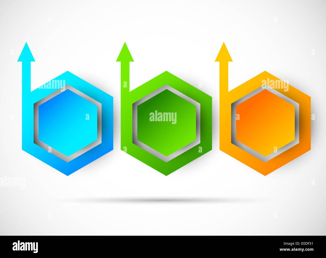 Vector progress steps. Abstract illustration Stock Photo - Alamy