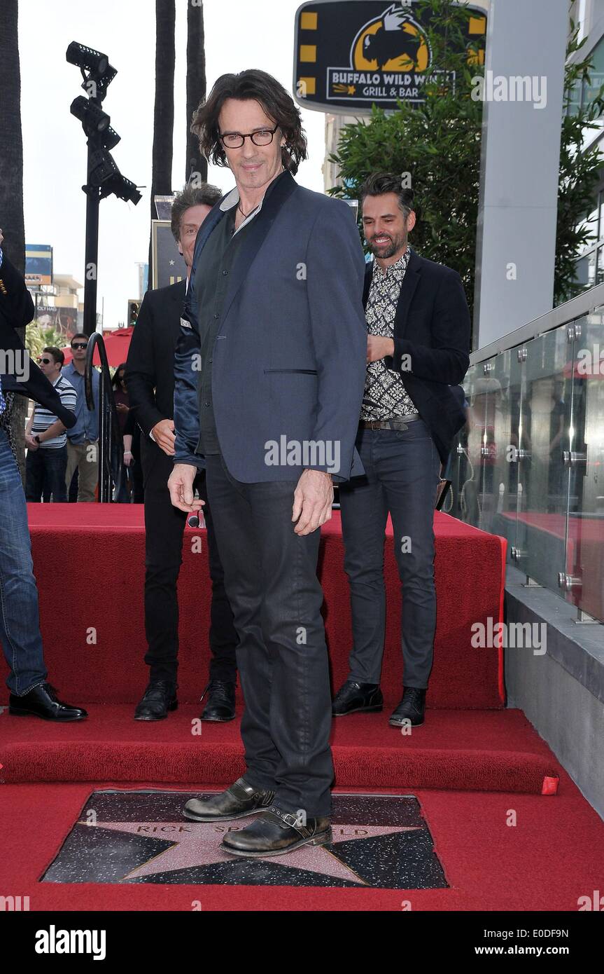 Los Angeles, CA, USA. 9th May, 2014. Rick Springfield at the induction ...