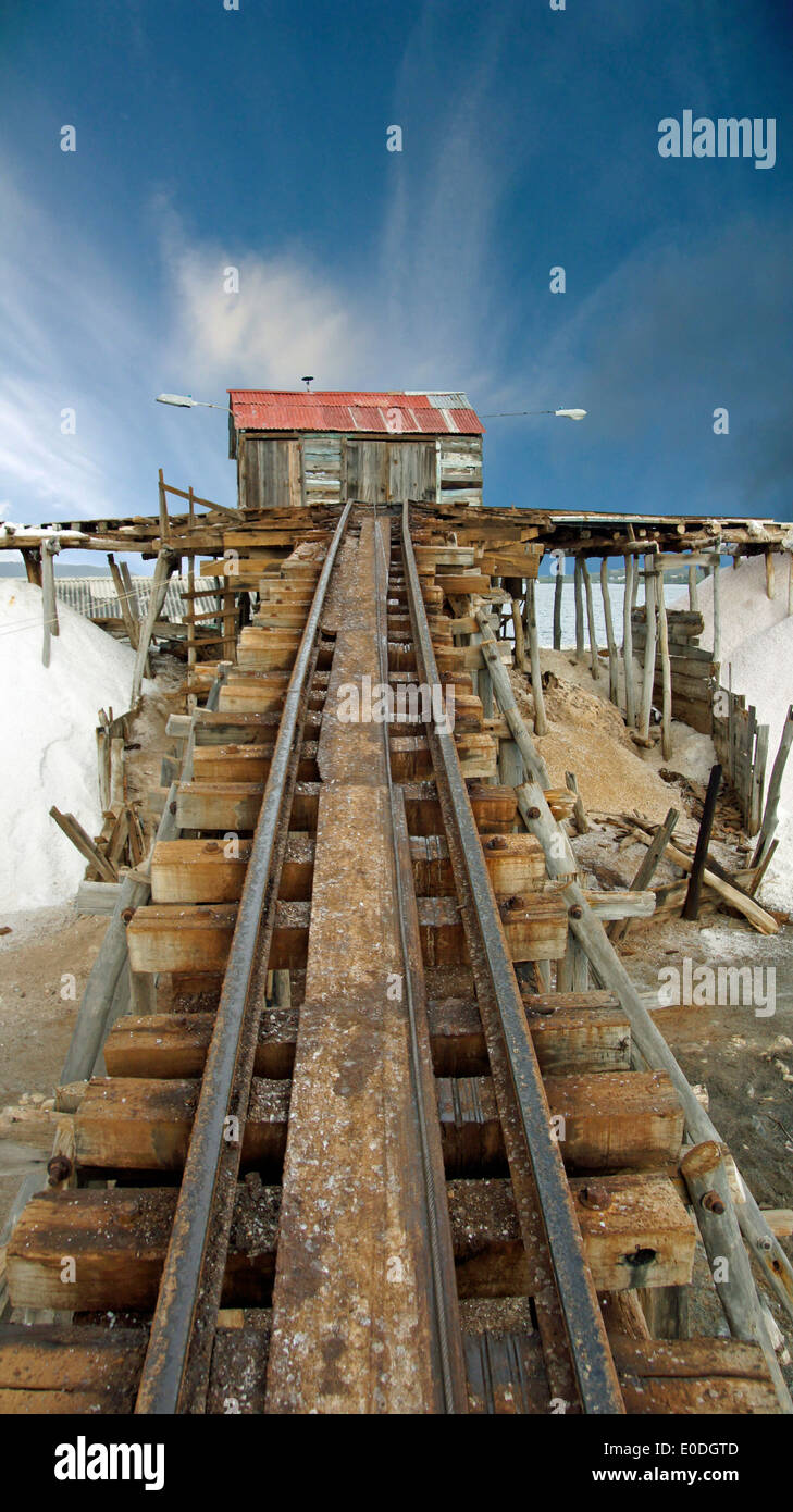 caribbean salt refinery Stock Photo - Alamy